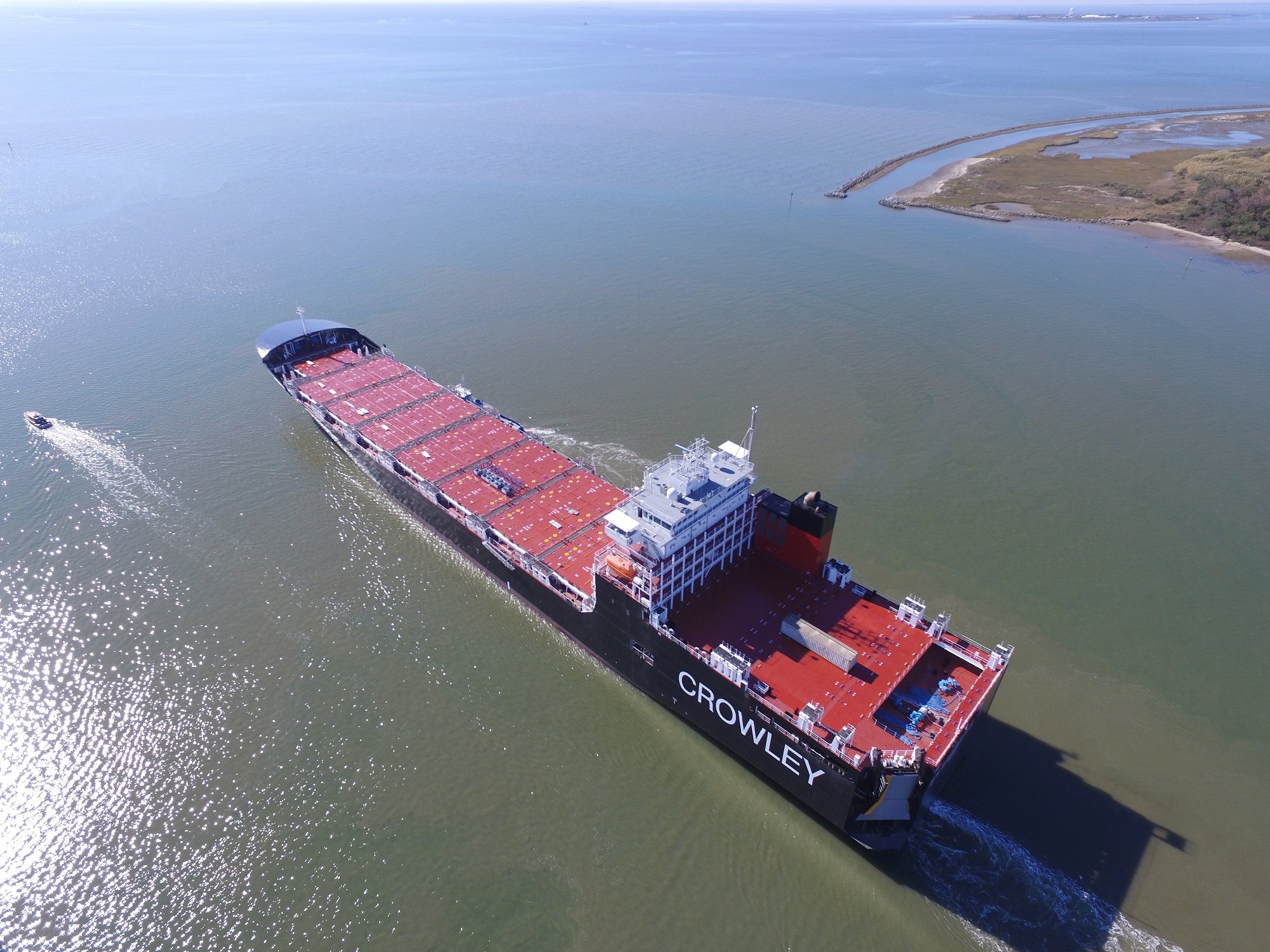 Crowley Takes Delivery of Second LNG-Powered ConRo Ship for U.S ...